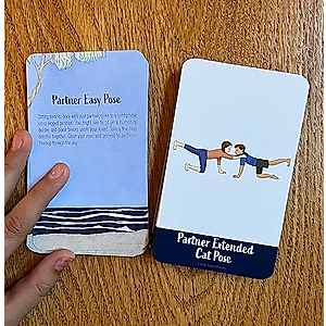 Partner Yoga Poses Cards for Kids - for Play Therapy, Brain Breaks, Classroom Yoga, Yoga for Families, Elementary PE Class, Yoga Games, Preschool Yoga, Kids Yoga Class, or Mommy Me Yoga