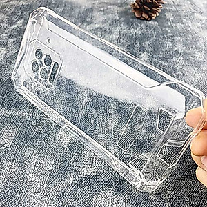 Ytaland for DOOGEE S86 / DOOGEE S86 Pro Case, with 2 x Tempered Glass Screen Protector. (3 in 1) Crystal Clear Silicone Shockproof TPU Bumper Protective Phone Case Cover