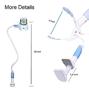 Universal Baby Monitor Wall Mount, Infant Baby Camera Holder, Baby Monitor Shelf, Baby Camera Stand for Crib Nursery Compatible with Most Baby Monitors