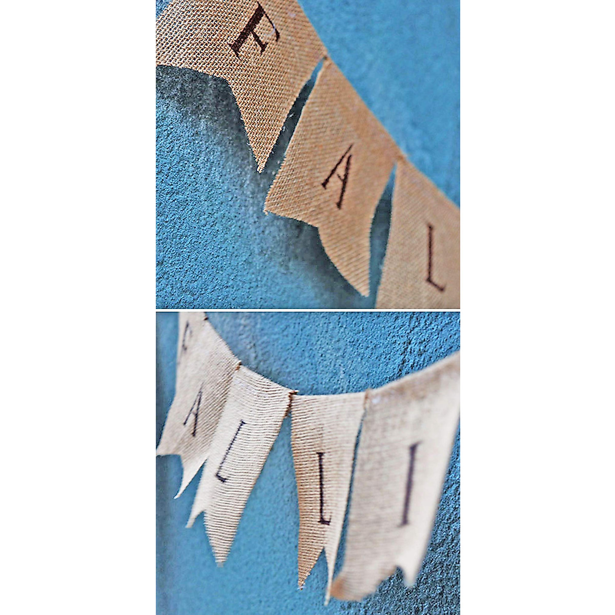 Alasida Falling in Love Burlap Banner, Great for Thanksgiving Decor, Valentines, Autumn Room Decoration, Party Decor for Birthday, Wedding, Bridal Baby Shower, Anniversary and Graduation