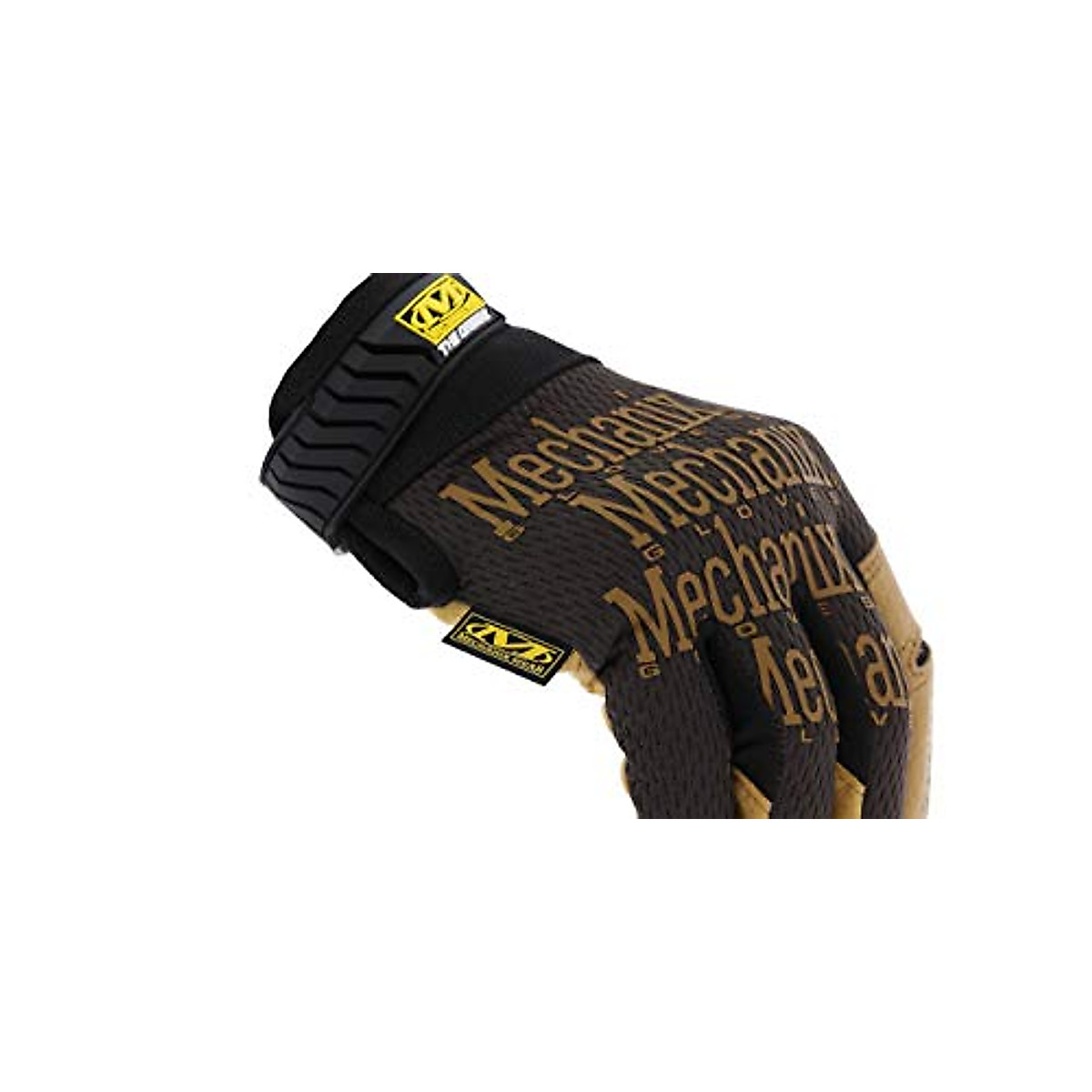 Mechanix Wear: The Original Durahide Leather Work Gloves with Secure Fit, Utility Gloves for Multi-purpose Use, Abrasion Resistant, Added Durability, Safety Gloves for Work (Brown, Medium)