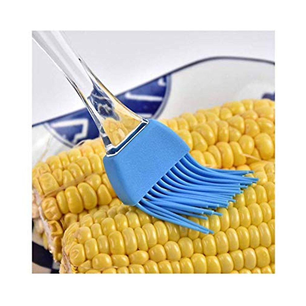SILCONY 7" Silicone Basting Pastry Brush - Perfect for Oil Butter Spread, Marinades, Baste, BBQ, Grill, Cooking - BPA Free, Food Grade Material, Dishwasher Safe (3, 7 Inches)