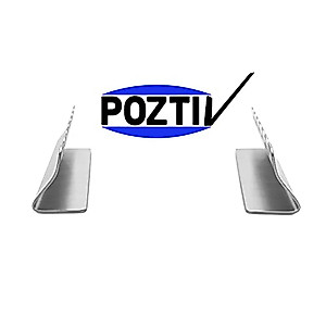Poztiv BBQ Kebab Skewer Rack. Stainless Steel. Use with any BBQ. Cook or grill food evenly. No more Sticking or Burning on griddle. Includes sillicone Basting Brush.