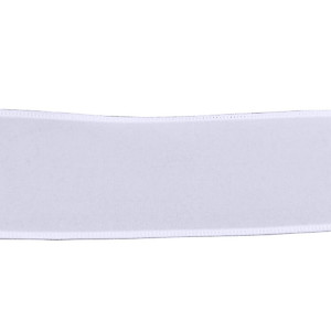 Homeford Christmas Velvet Wired Edge Ribbon, 2-1/2-inch, 10-Yard, White