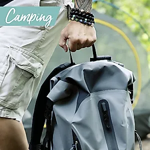 Saltie - 30L Premium Waterproof Roll-Top Dry Bag Backpack for Kayaking, Boating, Camping, Hiking, Fishing, SUP, and Beach - Keep All Your Gear Safe and Dry