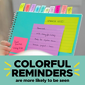 Post-it Flags 6835CB2 Page Flags in Portable Dispenser, 5 Bright Colors, 5 Dispensers, 20 Flags/Color