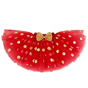 Coming Home outfit for Baby Girl - Mini Mouse Birthday Decorations for Girls 1 Year Old - Wild One Clothes Set for Kids Princess Crown Romper Dress Bowknot Headband 3pcs Outfits Red - one 1T