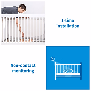 Angelcare 3-in-1 AC327 Baby Monitor, with Movements Tracking, 4.3’’ Video & Sound