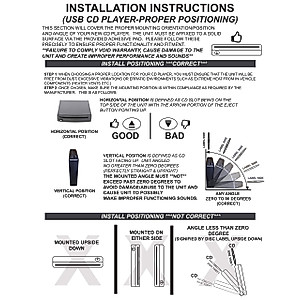MITO AUTO OE Integrated Vehicle CD Player via USB Radio Connection (MIT-USBCDPLAYER) - (See User Guide Pdf for Vehicle Fit Chart)