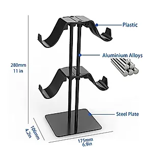 Monzlteck Desktop Controller Holder for PS4/PS5/Xbox ONE/Switch Pro/Headset, Controller Organizer,Gaming Accessories