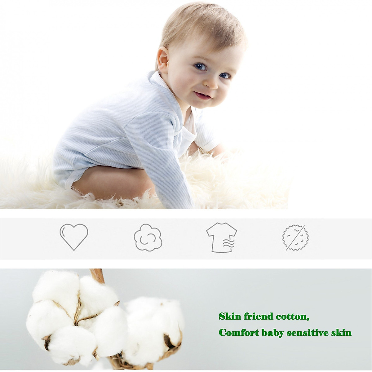 VWU 6 Pack Baby No Show Socks Toddler Low Cut Cotton Socks Animal (1-3T, 6 Pack)