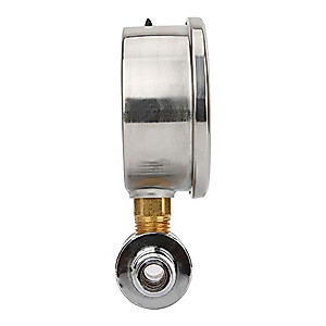 Solimeta 2-1/2" Pressure Washer Pressure Gauge Kit, 3/8 Inch Quick Connect, 5000 psi Pressure Washer, Liquid Filled