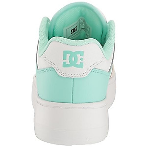 DC Women's Manteca 4 Platform Low Skate Shoe, Mint, 8.5