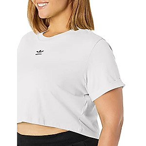 adidas Originals Women's Tee, White, Large