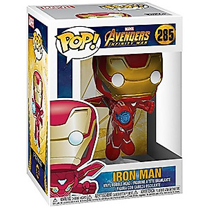 POP Marvel: Avengers Infinity War - Iron Man Funko Vinyl Figure (Bundled with Compatible Box Protector Case)