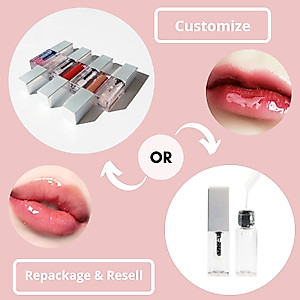 TKB Lip Gloss Base (Flexagel ME)| Clear Lip Gloss Base for DIY Lip Gloss| Ready-to-Wear| Moisturizing, High Shine, Crystal Clear, Vegan, Gluten and Cruelty free| Made in USA (5.5 Ounce (Pack of 2))