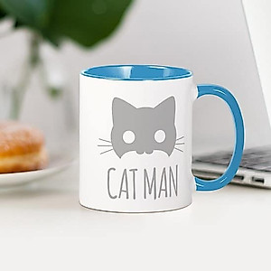 CafePress Cat Man Mugs Ceramic Coffee Mug, Tea Cup 11 oz