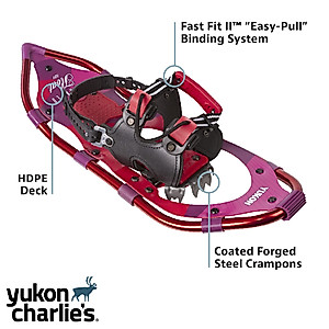 Yukon Charlie's Advanced Float Women's Snowshoe, 8-inch x 21-inch