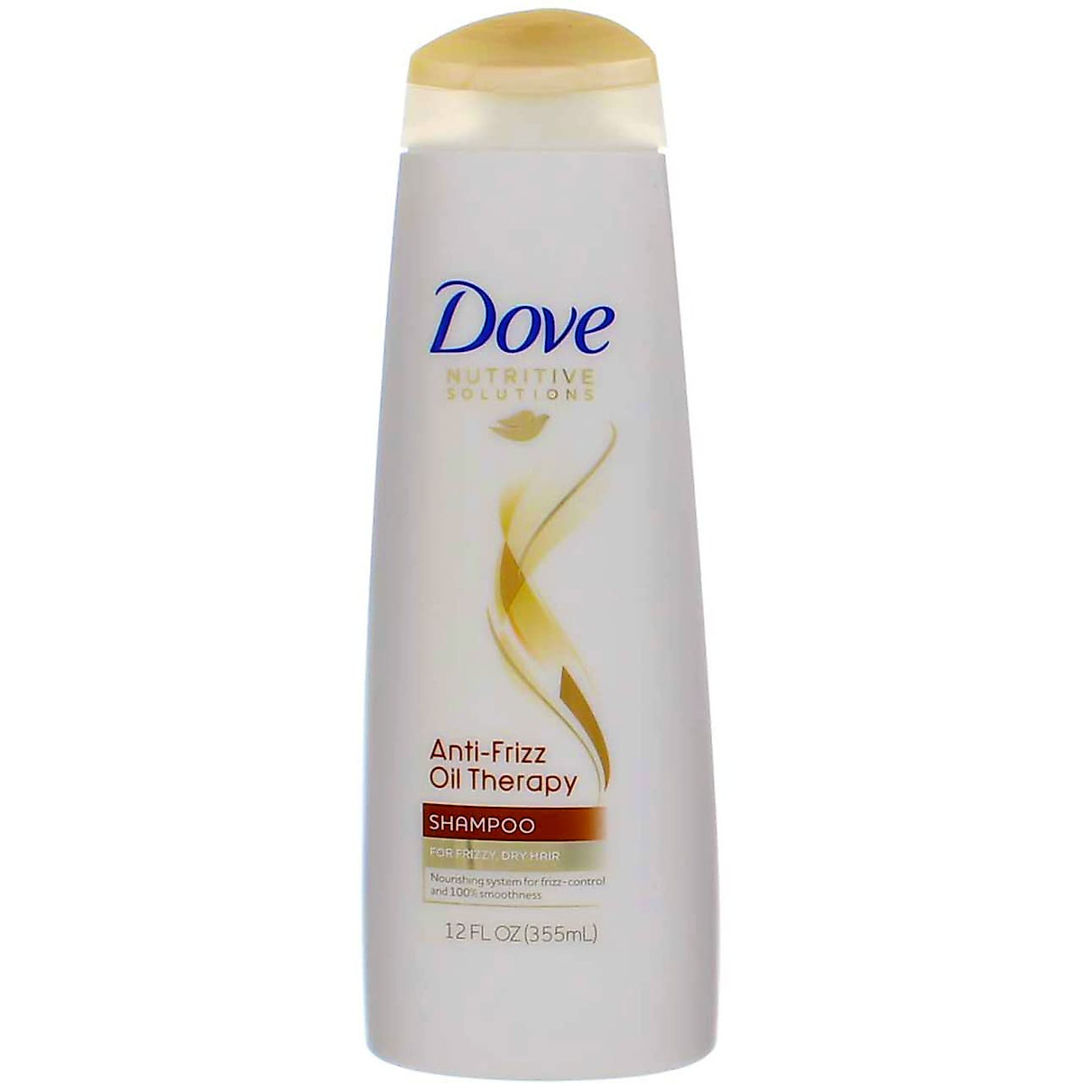 Dove Anti-Frizz Oil Therapy Shampoo With Almond Oil 12 oz ( Pack of 3)
