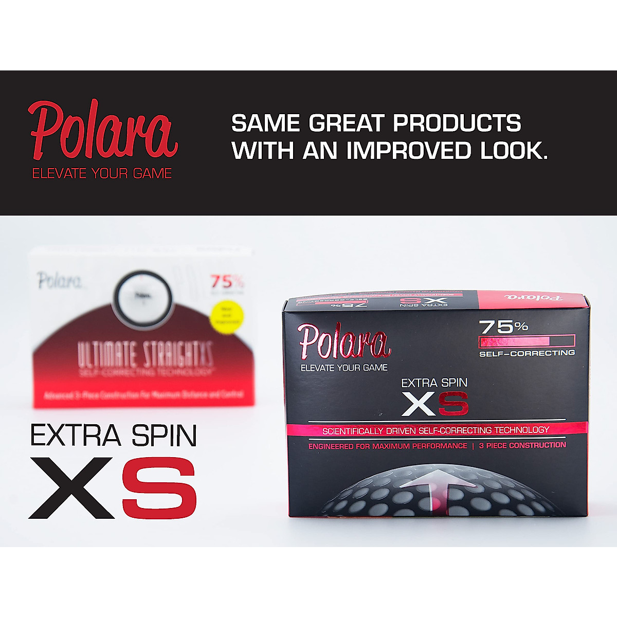 Polara Ultimate Straight Premium Golf Balls | Hook and Slice Correction | Handicap Range 12+ | Perfect for Recreational Golfers | 1 Dozen (12-Balls) | 2pc Construction of Central Core and Outer Cover