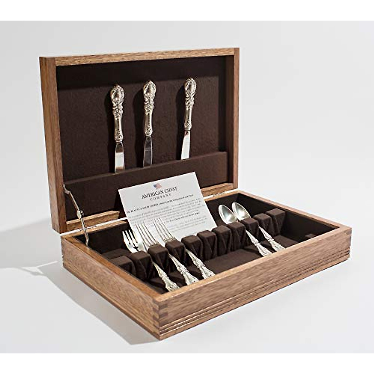 Rustic Americana Flatware Chest