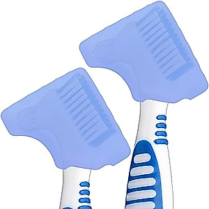 Anbbas Silicone Denture Brush Cover Fit Most Denture Toothbrushes(Pack of 2)