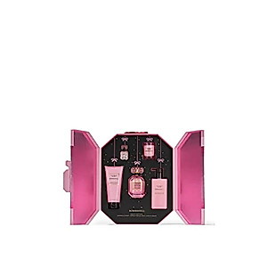 Victoria's Secret Bombshell Ultimate Fragrance 5 Piece Gift Set: 3.4oz Eau de Parfum, Mini Eau de Parfum, Candle, Lotion & Wash