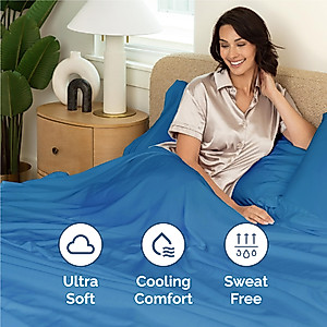 King Size 4 Piece Sheet Set - Comfy Breathable & Cooling Bed Sheets Set - Hotel Luxury Bedding for Women, Men, Kids & Teens - Deep Pockets, Easy-Fit, Super Soft & Wrinkle Free - Oeko-Tex - Royal Blue