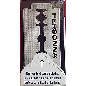 Personna Double Edge Razor Blades in White Wrapper 100 count