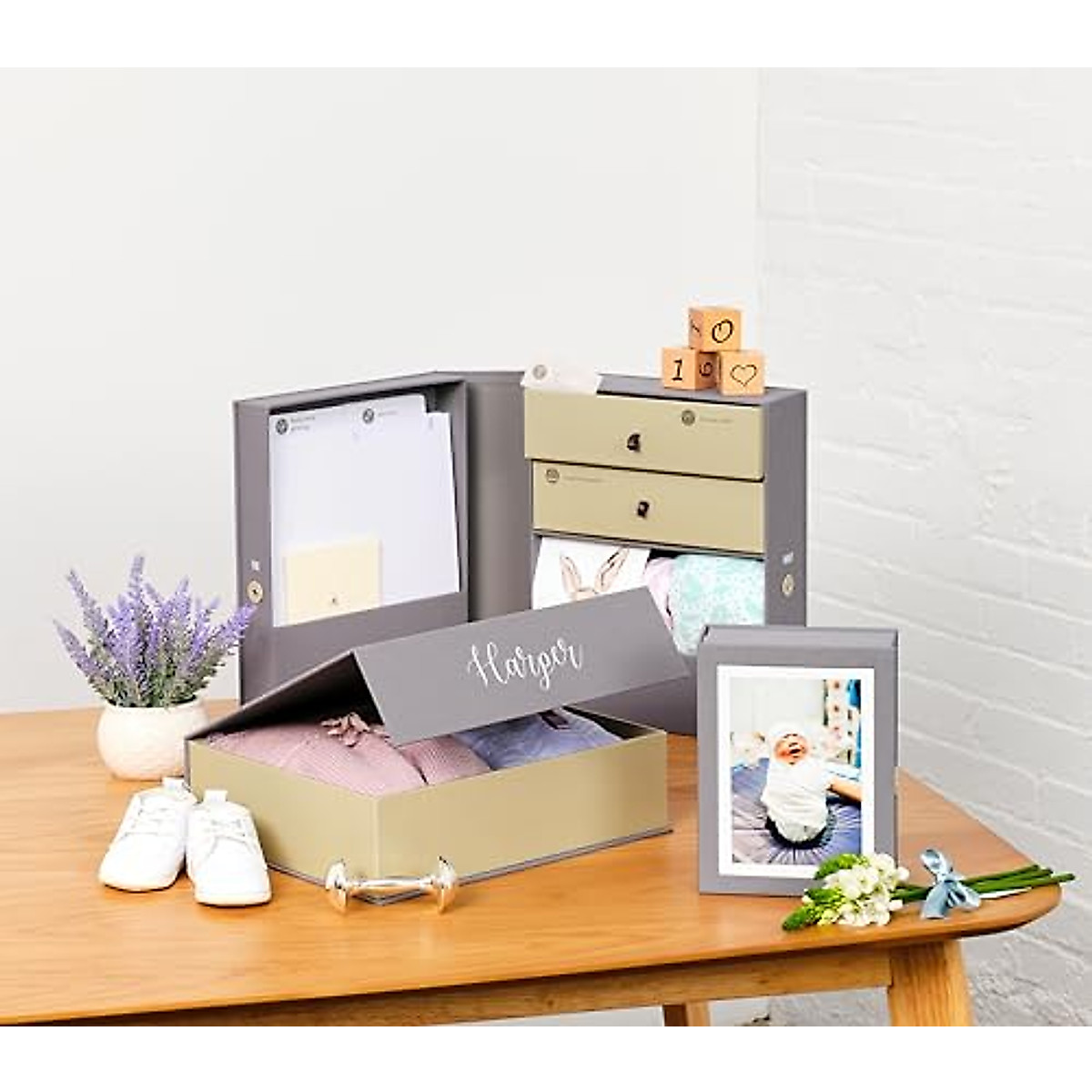 Savor | Baby Loss and Remembrance Keepsake Organizer | The Baby Remembrance Keepsake Box Provides a Special Memorial for a Beloved Baby, Angel Pregnancy or Infant Loss