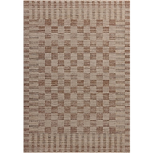 Loloi Amber Lewis Cali Collection CIL-06 Brick/Natural 6'-7" x 9'-2" Area Rug