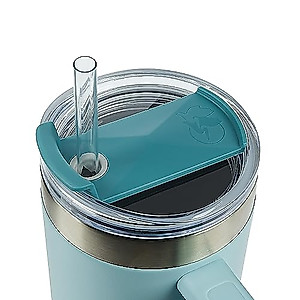 Pelican Hydration Pelican Porter™ 40 oz Vacuum Insulated Tumbler - Recycled Stainless Steel Double Wall Travel with Dual Lid, Powder Coated Insulated Coffee Mug For Hot Cold Drinks, Breeze