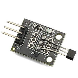 Tegg 2PCS KY-003 Hall Effect Magnetic Sensor Module for Arduino Raspberry Pie PIC AVR Smart Car
