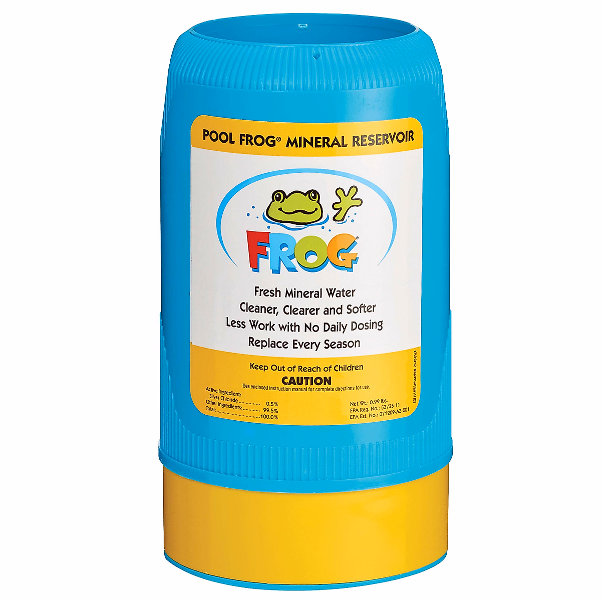 Pool FROG Model 6100 Mineral Reservoir + 3 Chlorine Bac Pacs + FROG BAM 90-Day Algaecide, Mineral and Chlorine Replacement Cartridges for Pool FROG Model 6100