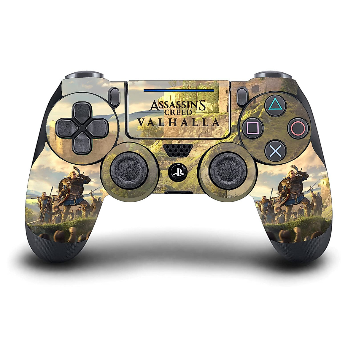 Head Case Designs Officially Licensed Assassin's Creed Female Eivor Raid Leader Valhalla Key Art Vinyl Sticker Gaming Skin Decal Cover Compatible With Sony PlayStation 4 PS4 DualShock 4 Controller