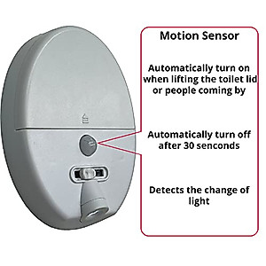 Toilet Night Light Projector with Motion Sensor, Let's Go Brandon Gift, Gag Gifts, Novelty Gifts, Funny Gifts, I did That Sticker for Men Women Father