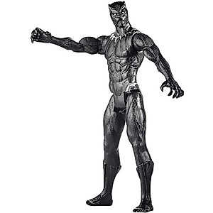 Marvel Titan Hero Series Black Panther Action Figure, 30 Cm Toy, Inspired Universe, for Children Aged from 4 Years