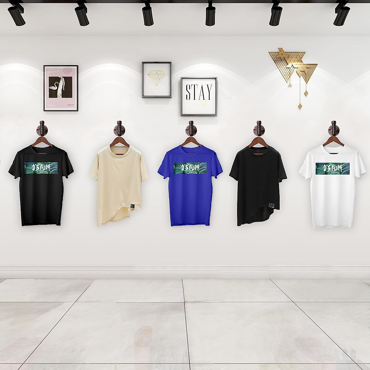 HOEMLIM Pipe Towel Robe Hooks Holder Rustic Industrial Wall Hooks for Hanging Farmhouse Coat Hook Rack Vintage Heavy Duty Clothes Hat Hanger(Red Bronze,3 Pack)