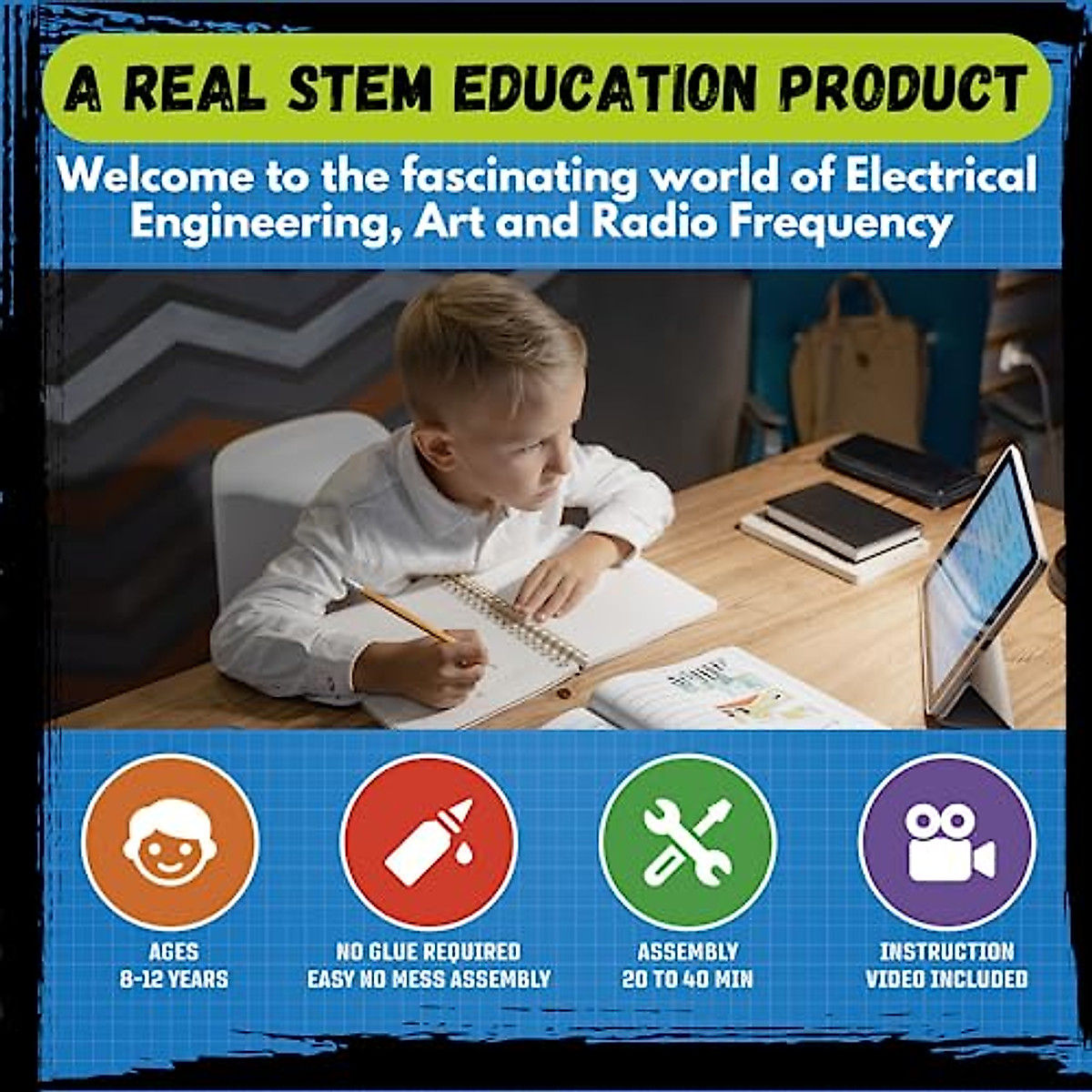 Make It At Home - DIY Build Your Own RC Car Kit - Buildable Model - Wooden Cars to Build & Paint - STEAM & STEM Kits Project - Crafts for Boys Ages 8-12 - Wood Simple Machine for Kids