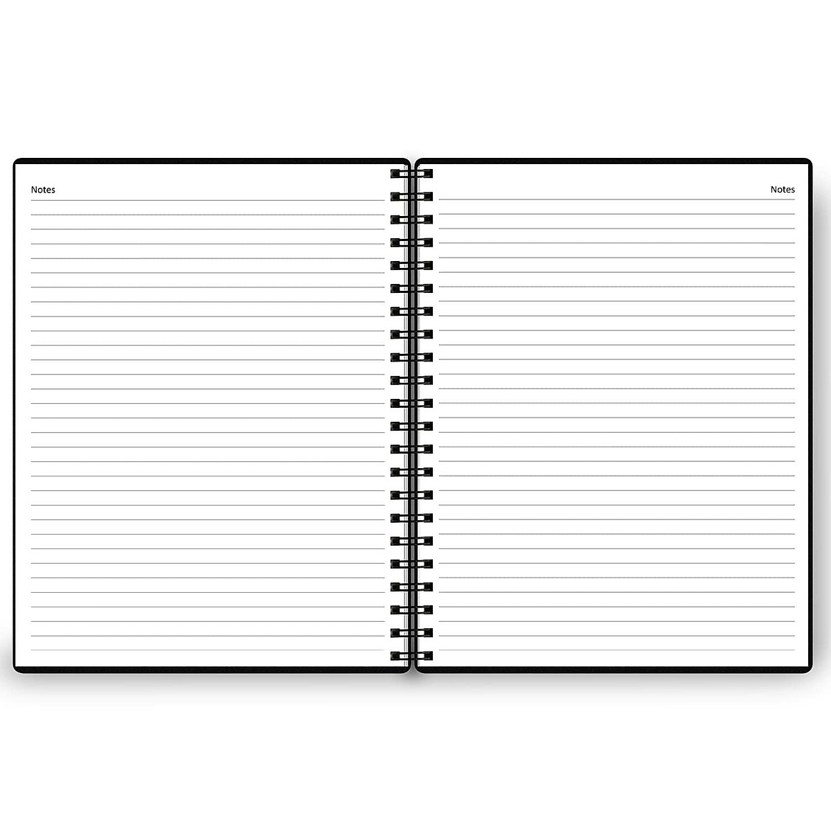 A4 Undated Daily Planner Notebook- Daily Productivity Planner with Hourly Schedules, Action Items and Follow-up, Daily Organizer to Improve Time Management, 8.5 × 11 Inch, Black PU Daily Planner 2024