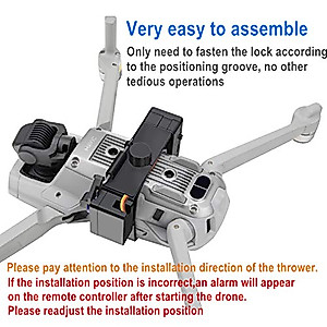 Hanatora Payload Airdrop Release Drop Device for DJI Air 2S,Mavic Air 2 Drone,Clip Delivery Transport Dropper,Wedding Fishing Bait Search & Rescue Kit Accessories