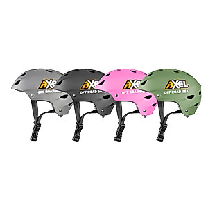 Axel Off Road Trail Helmet | Comfortable, Light & Adjustable Helmet for Off-Roaders and Rock Crawlers in a Jeep, UTV, SXS, Buggy (XX-Large, Matte Black)