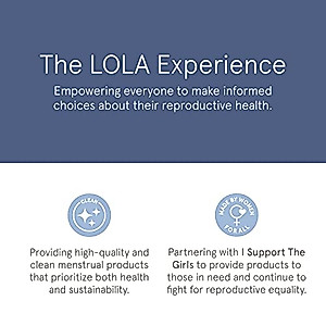 LOLA Ultra Thin Liners, 108 Count - Cotton Panty Liners for Women, Hypoallergenic Pads for Women, HSA FSA Approved Products Feminine Care