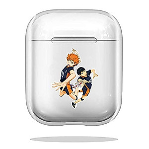 Case Cover Haikyuu Ii Compatible with Airpod Pro Airpods Anti Scratch Shockproof Charm