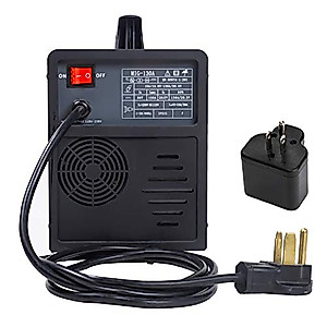 Amico MIG-130, 130 Amp MIG/Flux Cored Wire Gasless Welder, 110/230V Dual Voltage Welding Soldering Machine