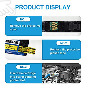 LinZoom Remanufactured 2-Pack 220XL T220XL T220XL120 Black Ink Cartridge Replacement for Epson 220XL for Workforce WF-2760 2750 2660 2650 2630 Expression Home XP-320 420 424 Printer