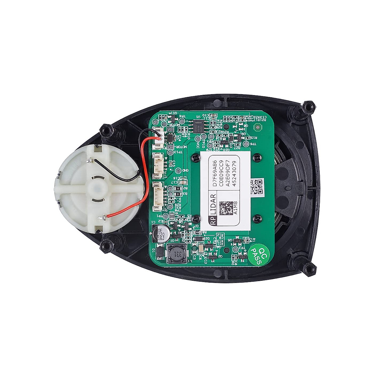 seeed studio RPLIDAR A1M8-R6 360 Degree 2D Laser Range Scanner Kit, 8000 Times Sample Rate and 12 Meters Distance Radar Sensor Module for Intelligent Obstacle/Robot/Avoidance/Maker Education