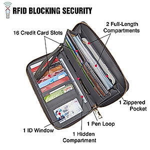 Purse Women Handbag Wallet Shoulder Bags Tote shoulder Hobo 3pcs Purse Set DarkGrey