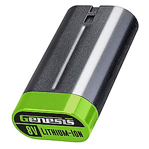 Genesis GLRT08B-65 8V Variable Speed Rotary Tool with Removeable Lithium-Ion Battery Pack, Charging Stand, 120-Volt ETL Wall Adapter, and 64-Piece Universal Accessory Set