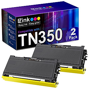 E-Z Ink (TM) Compatible Toner Cartridge Replacement for Brother TN350 TN-350 TN 350 to use with Intellifax 2820 Intellifax 2920 HL-2070N HL-2040 DCP-7020 MFC-7820n (Black, 2 Pack)